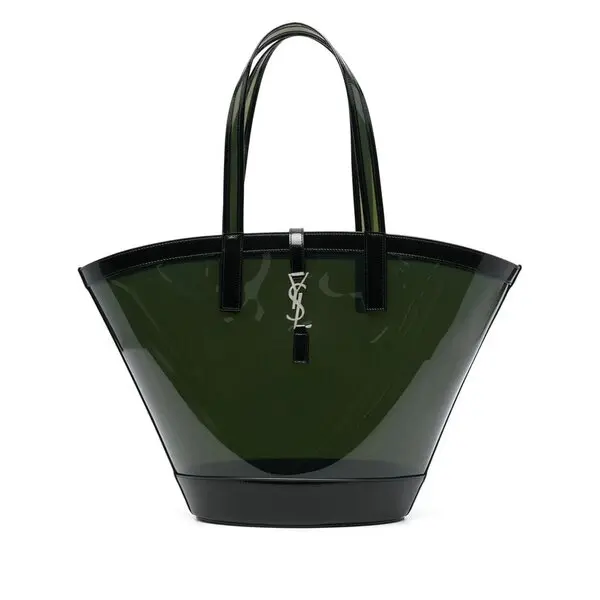 Saint Laurent Tote Bags - Green