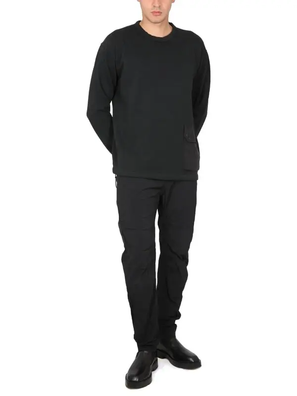 TEN C Cotton Sweatshirt - Black