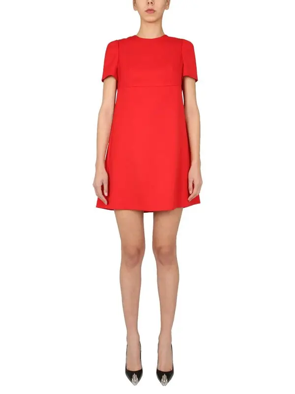 Alexander McQueen Cape Detail Dress