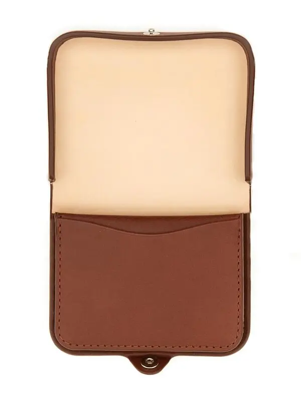 A.p.c. Josh Coin Purse - Brown