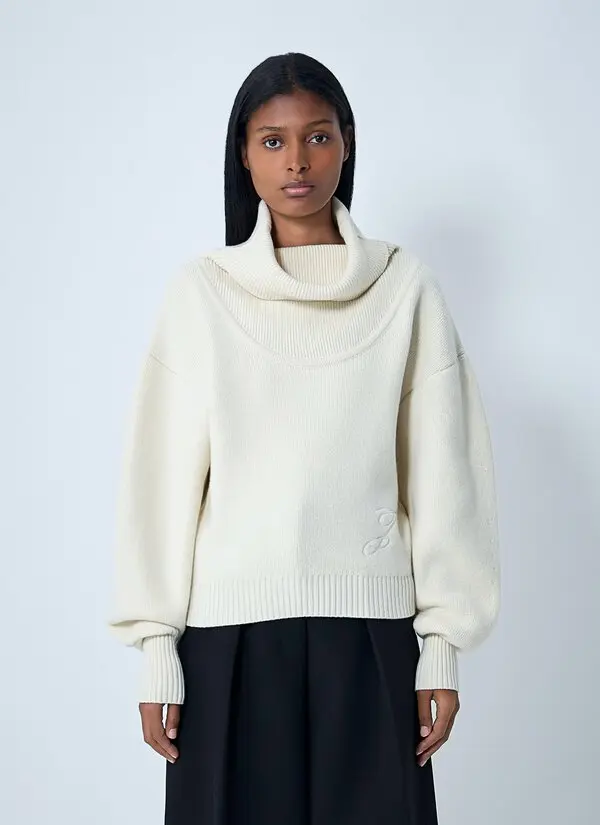 Jacquemus La Maille Pallone Sweater - White