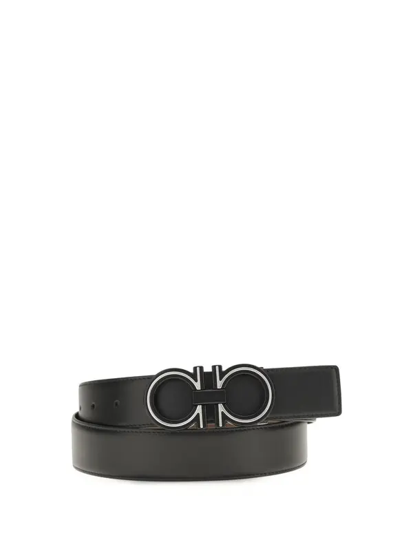 FERRAGAMO Reversible Leather Belt