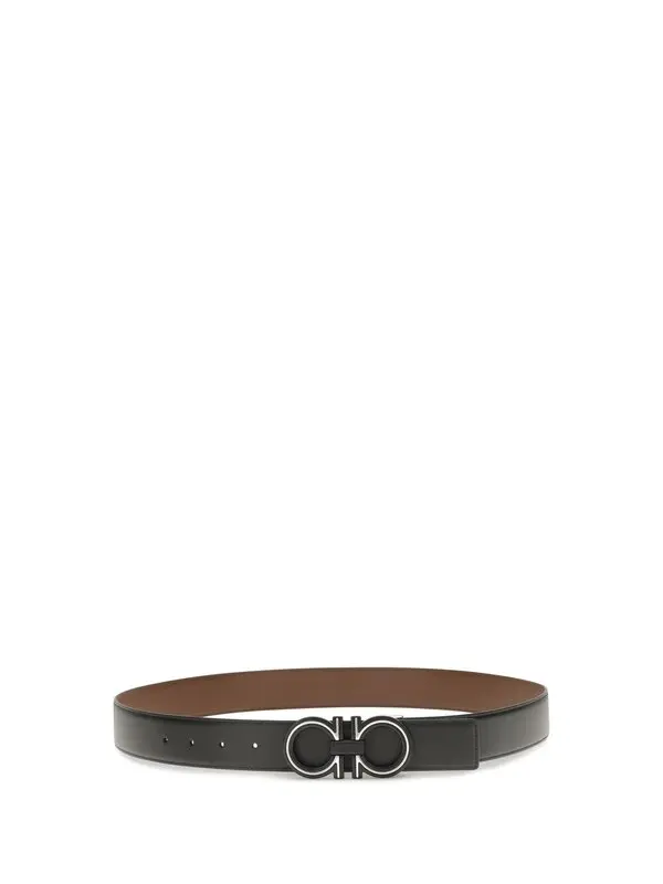 FERRAGAMO Reversible Leather Belt