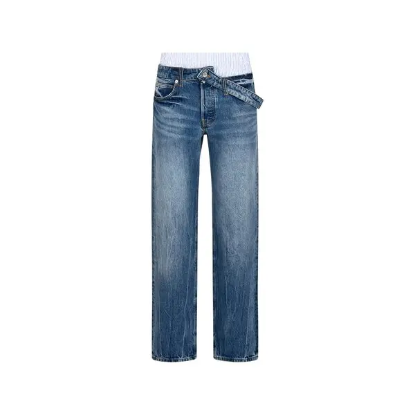 Alexander Wang Denim Straight-leg Jeans - Blue