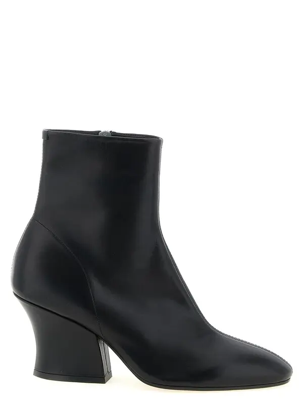 JIL SANDER Lune' Ankle Boots - Black