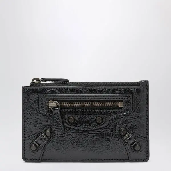 Balenciaga Le City Cardholder With Coin Pocket - Black