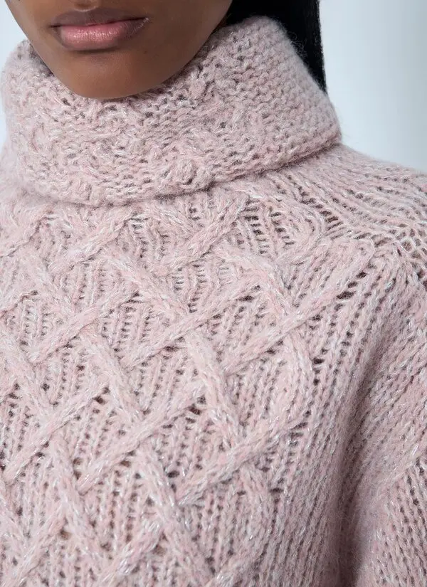 Moncler Wool-blend Cable Knit Sweater