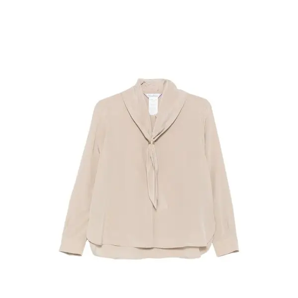 Max Mara Neutrals Tops Blouses - Cream