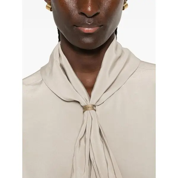 Max Mara Neutrals Tops Blouses - Cream