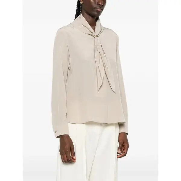 Max Mara Neutrals Tops Blouses - Cream