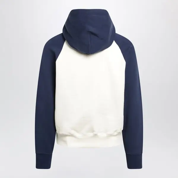 AMI Paris Cotton Hooded Sweatshirt - White