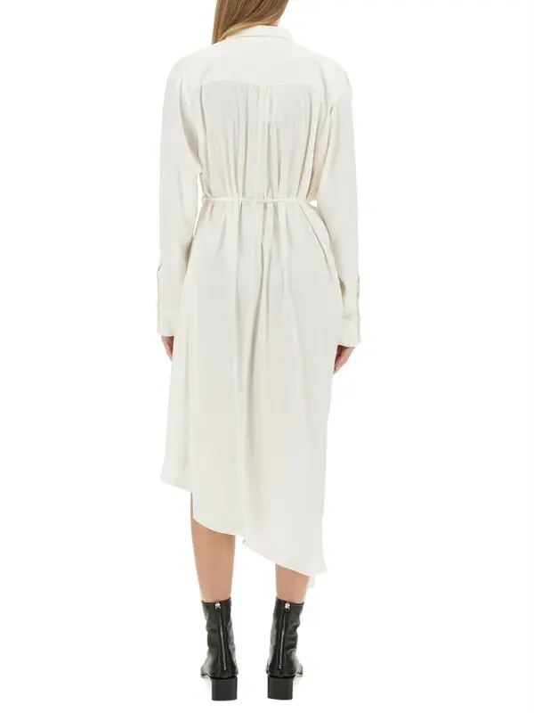 Acne Studios Satin Chemisier Dress