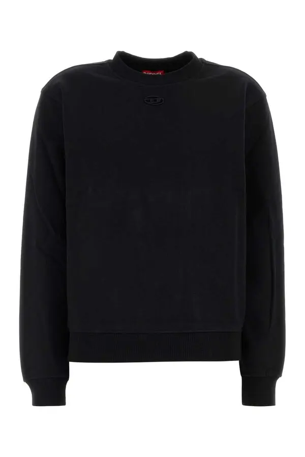 DIESEL® Cotton Sweatshirt - Black