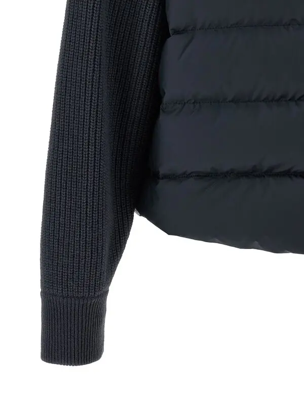 Brunello Cucinelli Shiny Flap Detail' Down Jacket