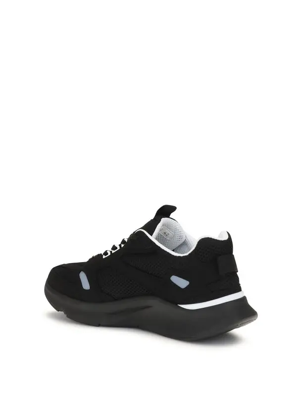 Valentino Garavani Demivee Mesh And Suede Sneakers