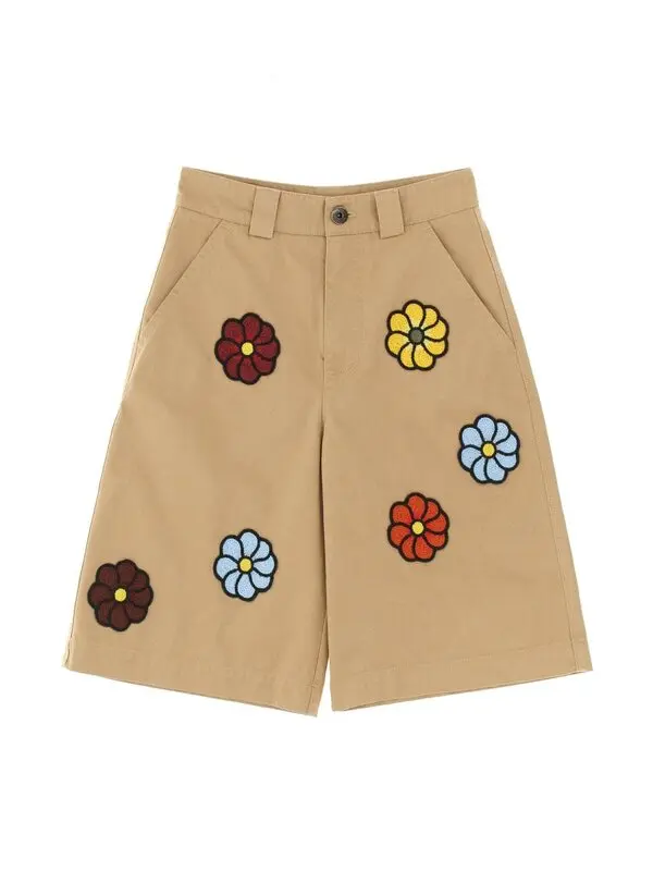 Moncler Cotton Gabardine Bermuda Shorts