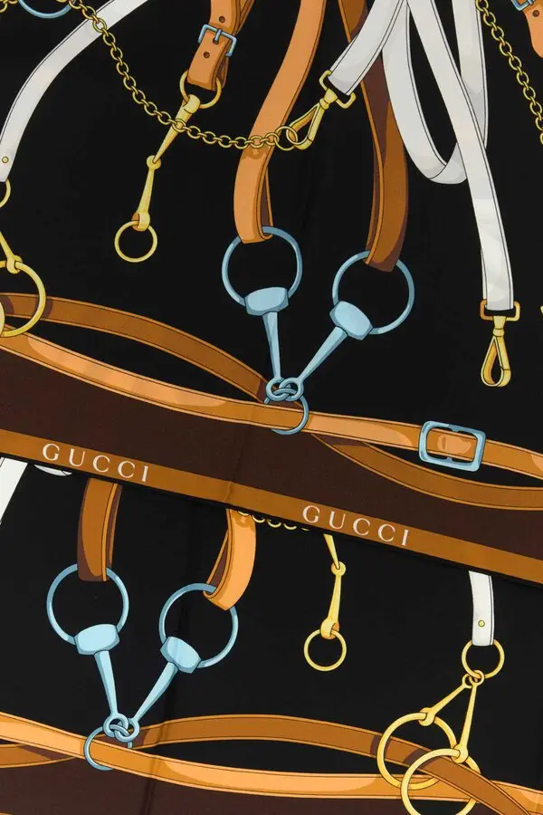 Gucci Printed Twill Foulard