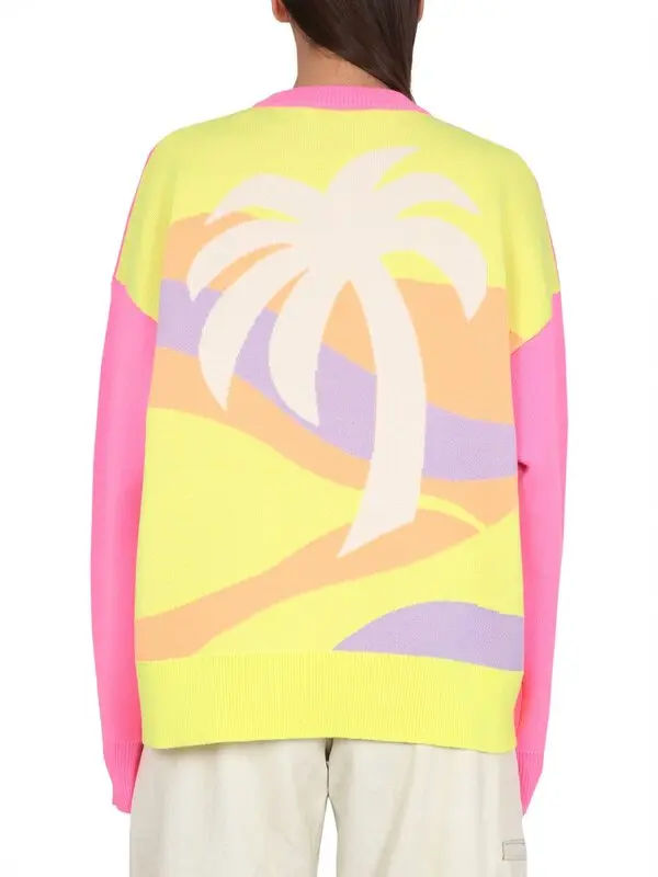 Palm Angels Jersey With Palm Motif