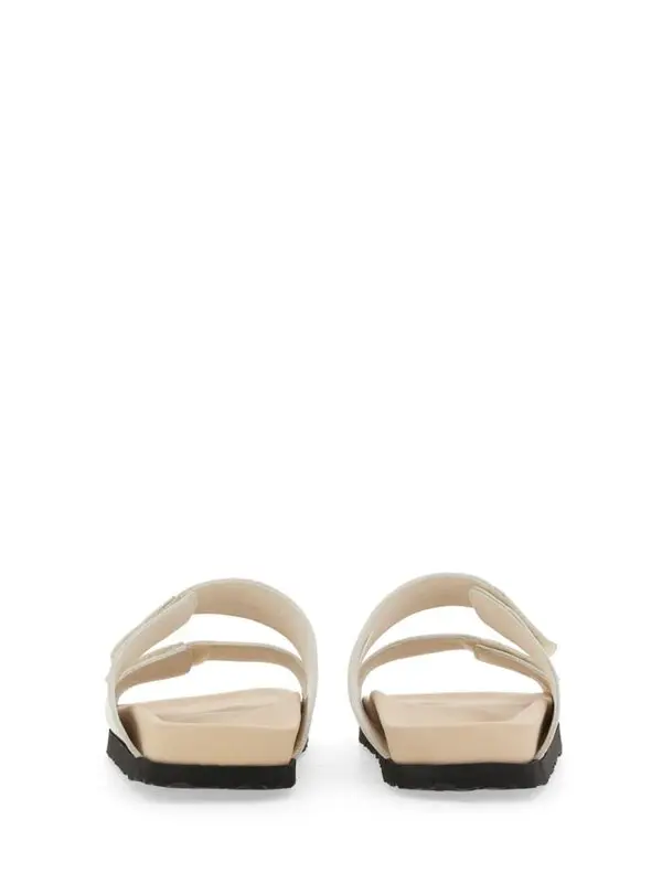Palm Angels Leather Sandals - White