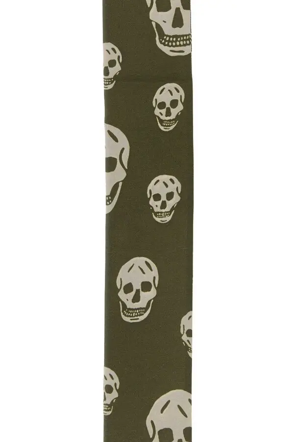 Alexander McQueen Printed Silk Foulard