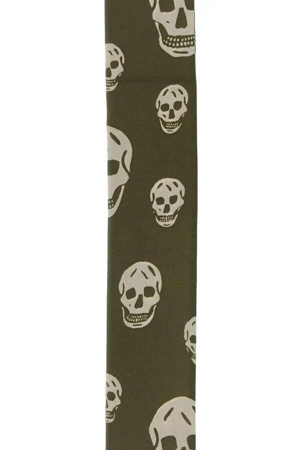 Alexander McQueen Printed Silk Foulard - Multicolor
