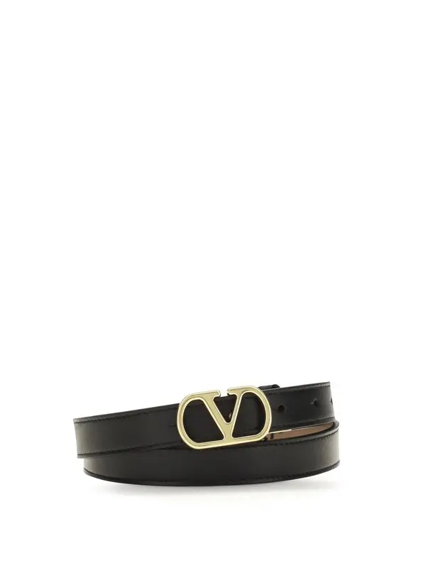 Valentino Garavani Reversible Vlogo Signature Belt - Black