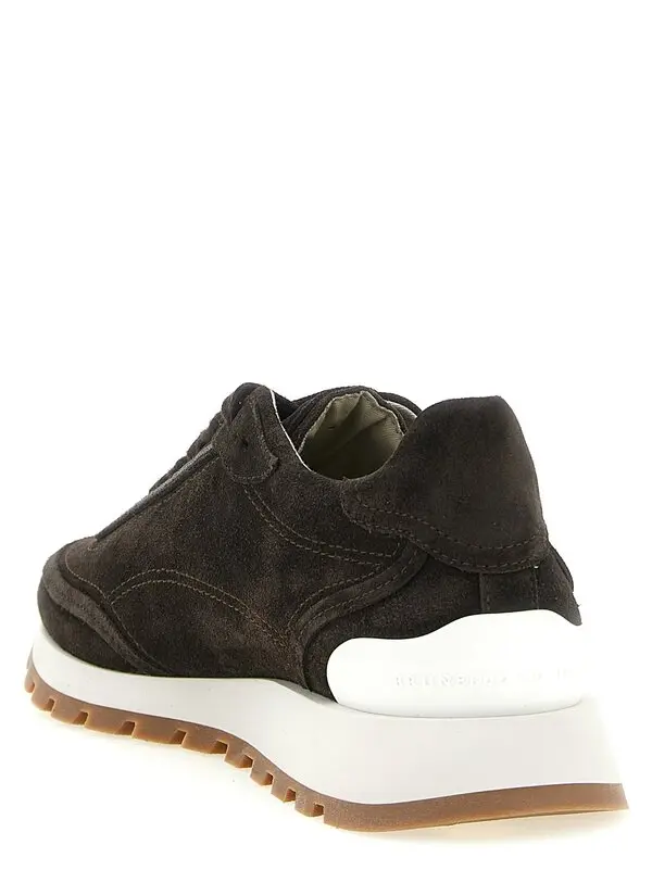Brunello Cucinelli Monile' Suede Sneakers
