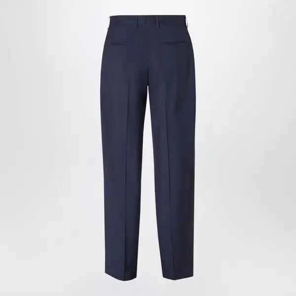 Fendi Dark Wool Canvas Trousers