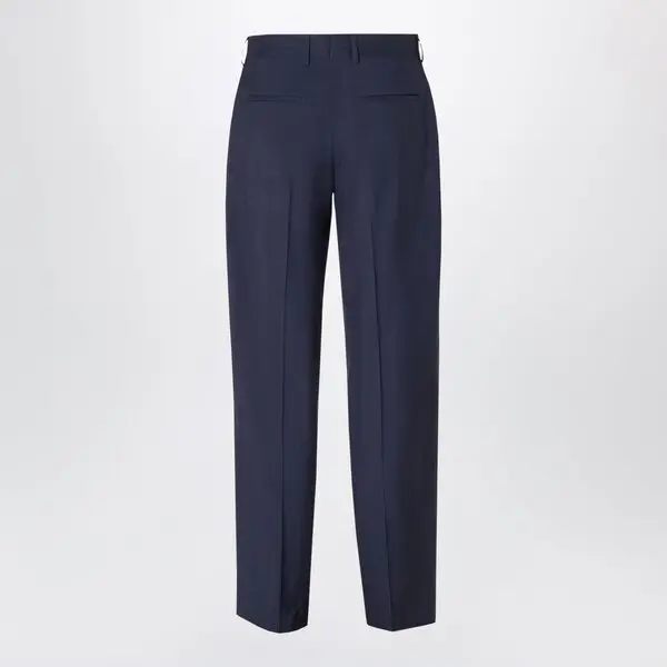 Fendi Wool Canvas Trousers - Blue