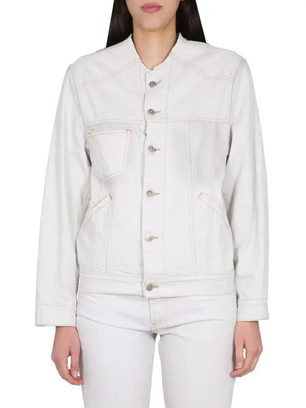 MAISON MARGIELA Denim Jacket - White