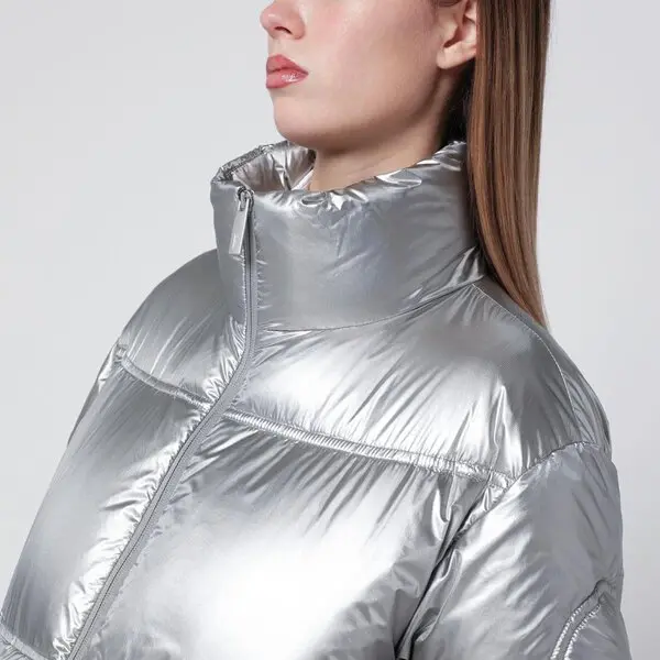 Herno Metallic Shield Jacket - Silver