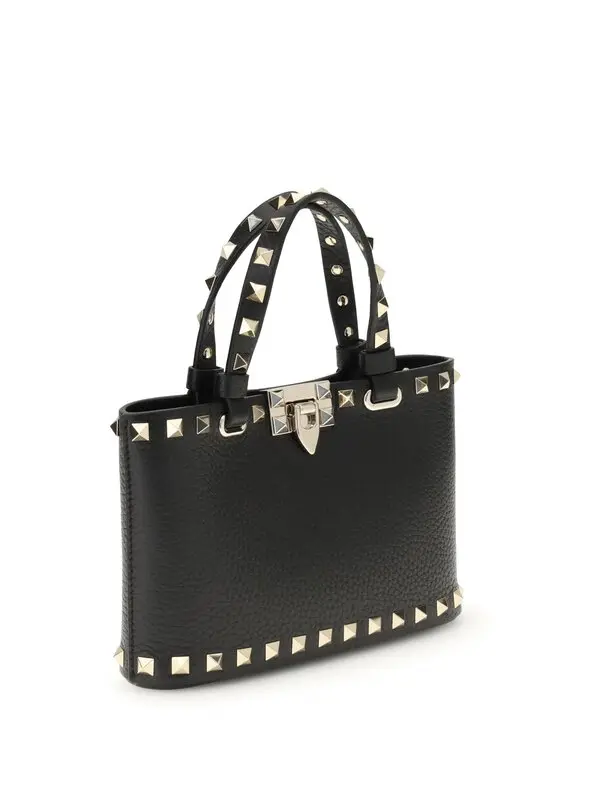 Valentino Garavani Rockstud Shopping Mini Handbag - Black