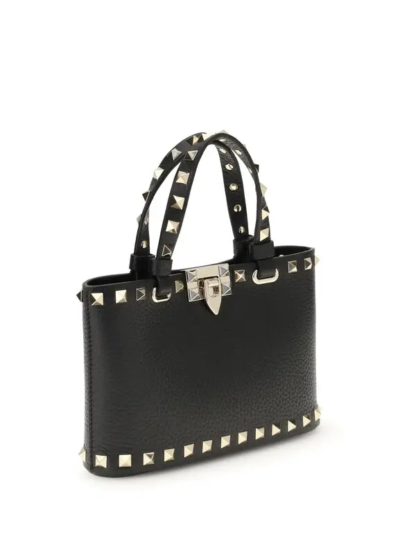 Valentino Garavani Rockstud Shopping Mini Handbag - Black