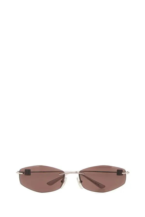 Balenciaga Metal Sunglasses - Silver