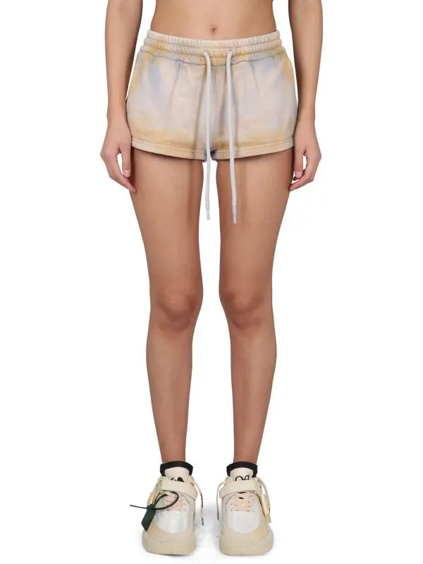 Off-White Short Laundry Shorts - Cream