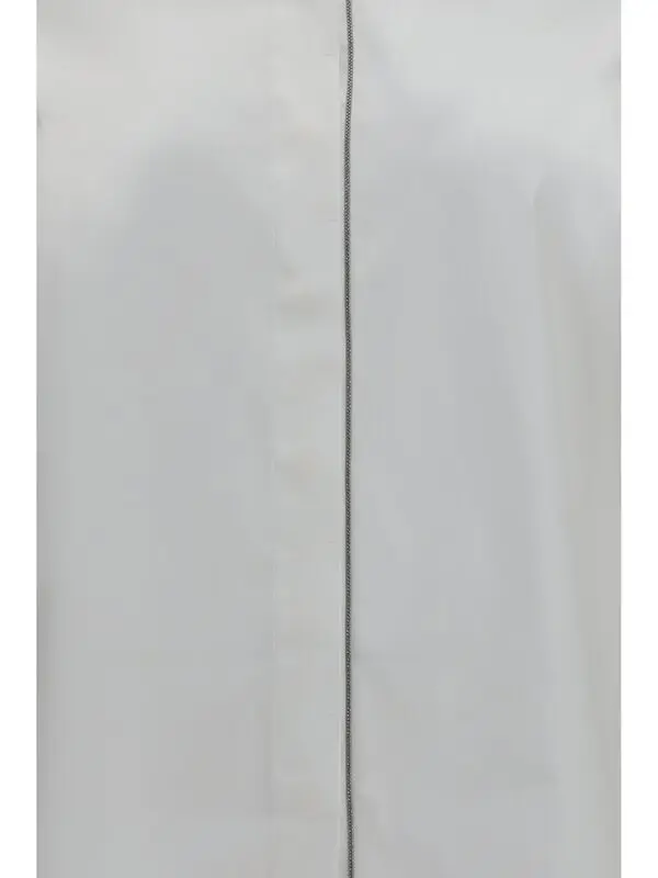 Brunello Cucinelli Stretch Cotton Poplin Shirt