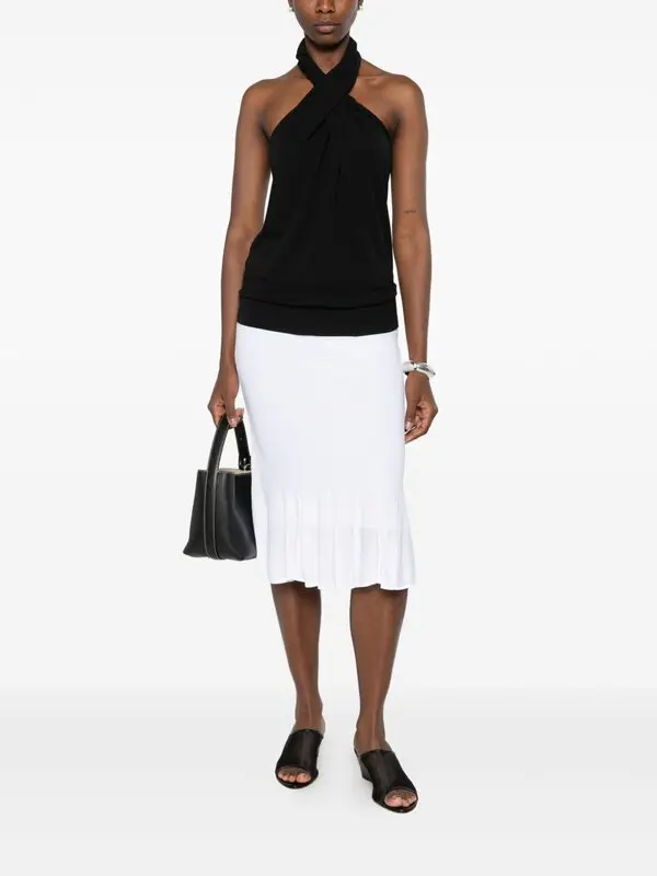 TOTEME Fluted Midi Skirt