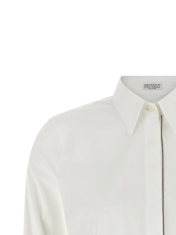 Brunello Cucinelli Shiny Trim' Shirt