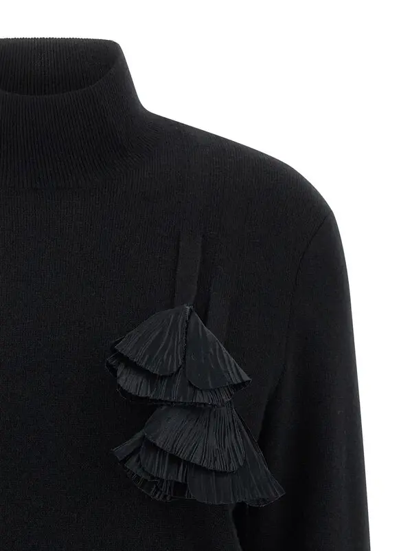 FERRAGAMO Floral Insert Sweater