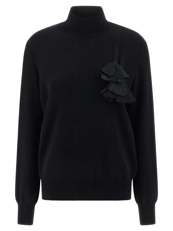 FERRAGAMO Wool And Cashmere Pullover - Black