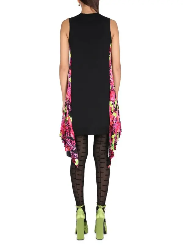 Versace Orchid Logo Dress