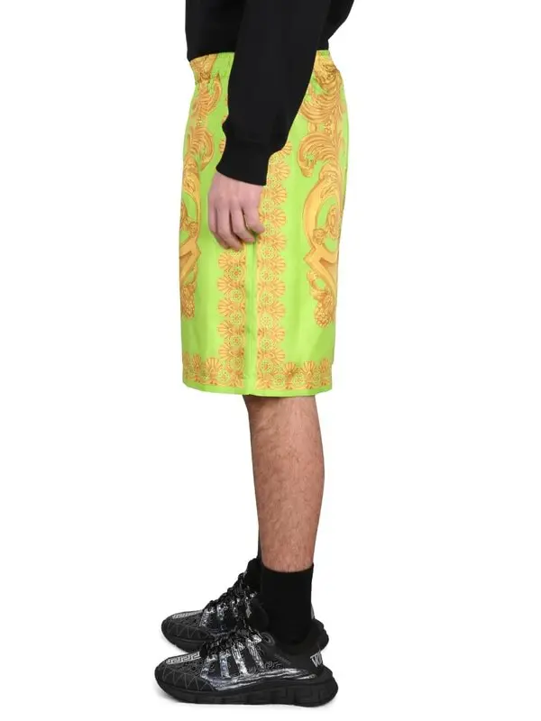Versace Baroque Shorts 660 - Green