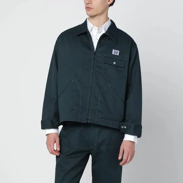 Needles Zip Shirt Jacket - Green