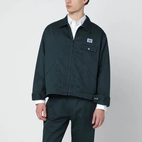 Needles Zip Shirt Jacket - Green