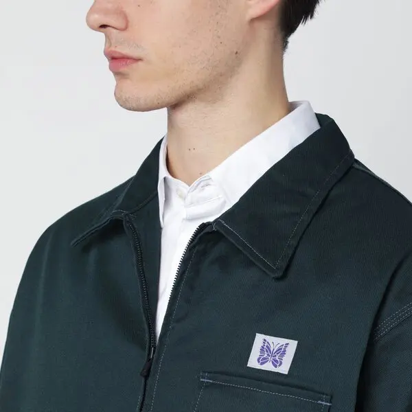 Needles Zip Shirt Jacket - Green