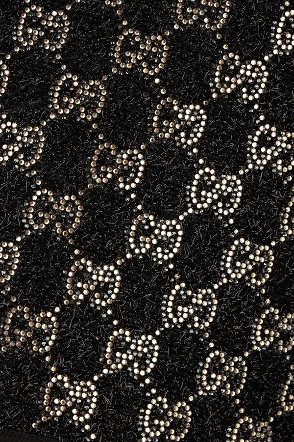 Gucci Monogram Embellished Polo Top - Multicolor