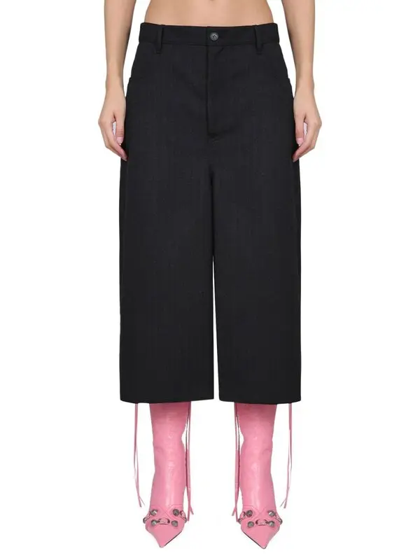 Balenciaga Loose Shorts - Black