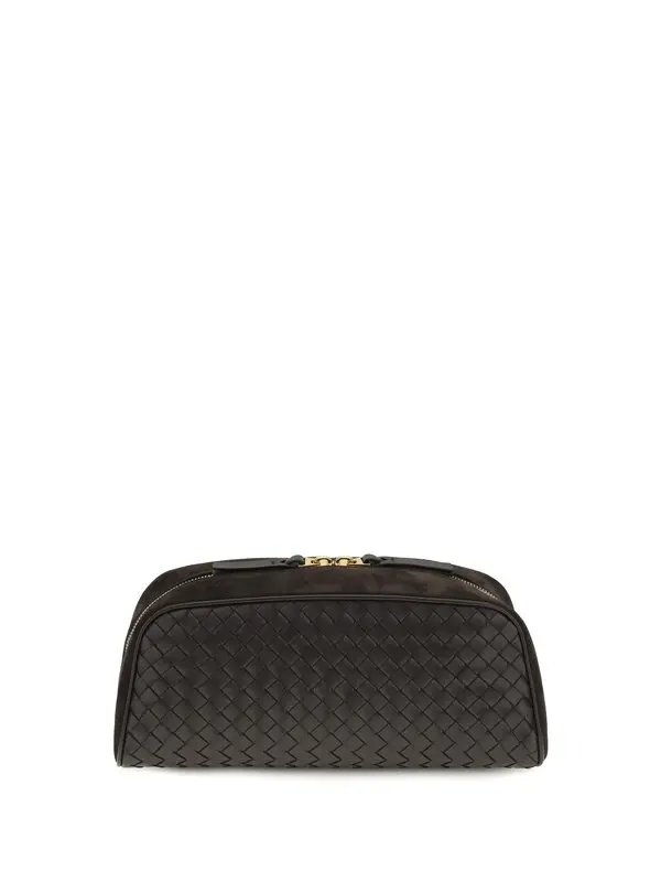 Bottega Veneta Large Nodo Pouch - Brown