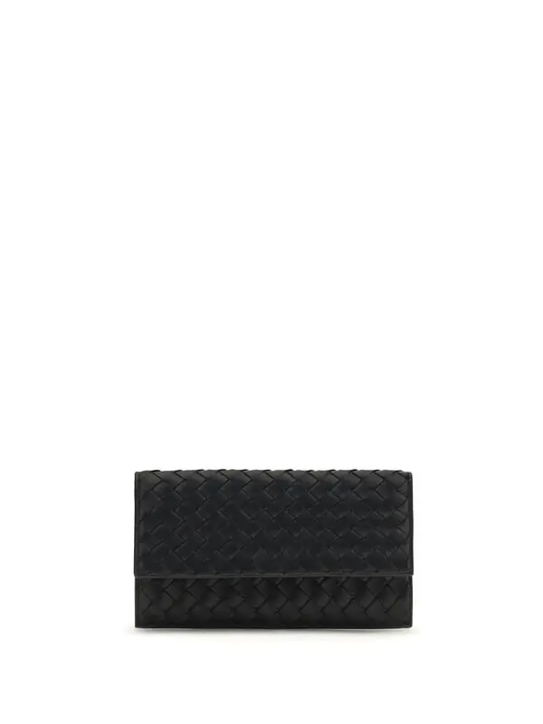 Bottega Veneta Intrecciato Bifold Wallet - Black