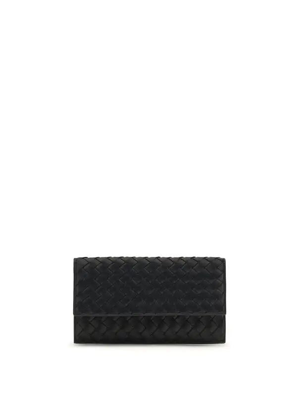 Bottega Veneta Intrecciato Bifold Wallet - Black